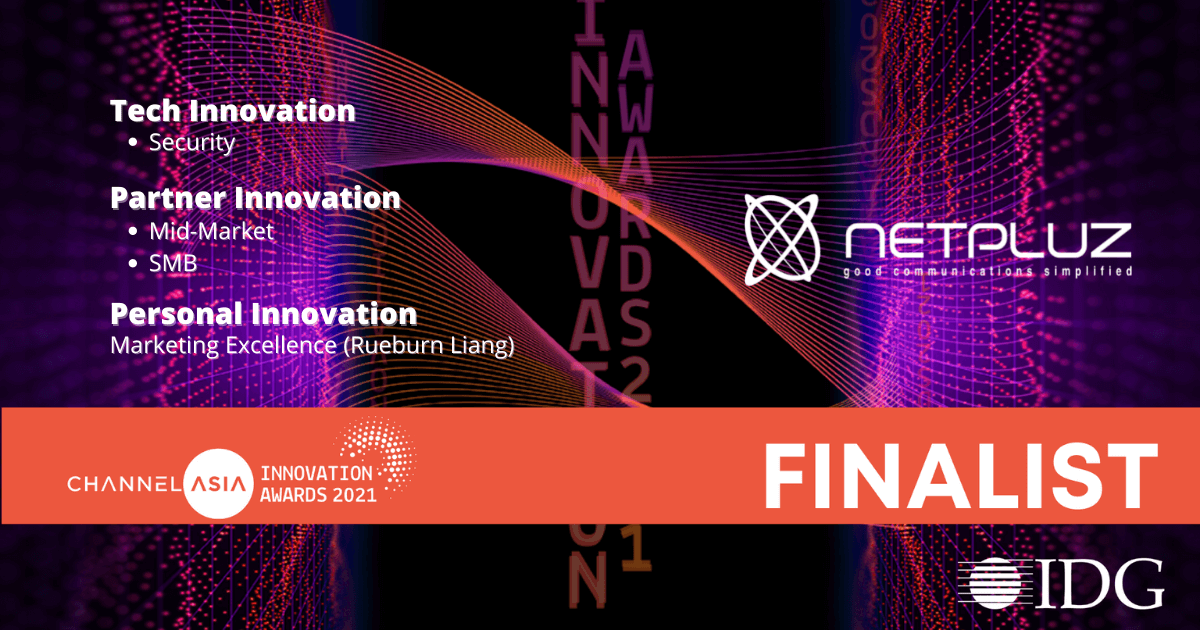 Channel Asia named Netpluz Asia as Finalists at Innovation Awards 2021 ...